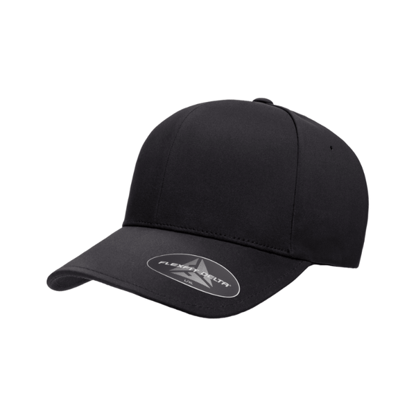 DELTA-B Delta Black Cap Fitted – The Kartal Distribution